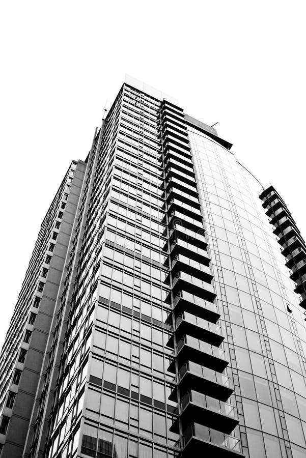 Glass tower stock image. Image of commercial, crane, highrise - 7225437