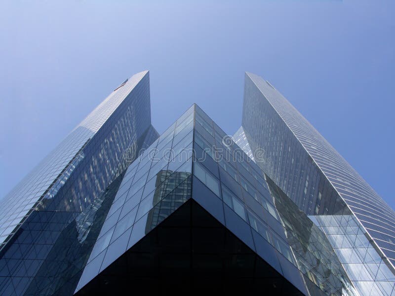 Glass tower building stock photo. Image of windows, france - 45202702