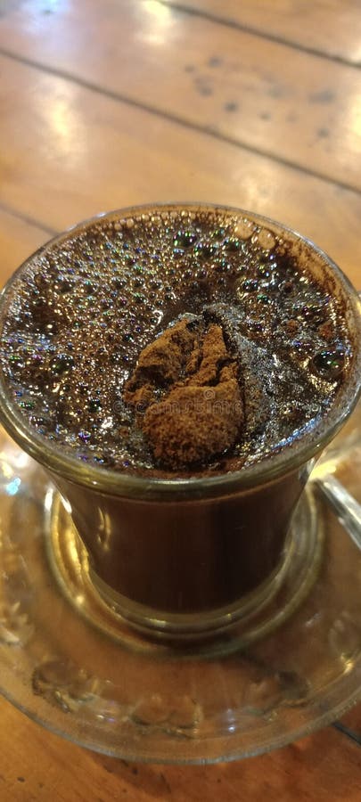 A Glass of Traditional Javanese Black Coffee Stock Photo - Image of ...