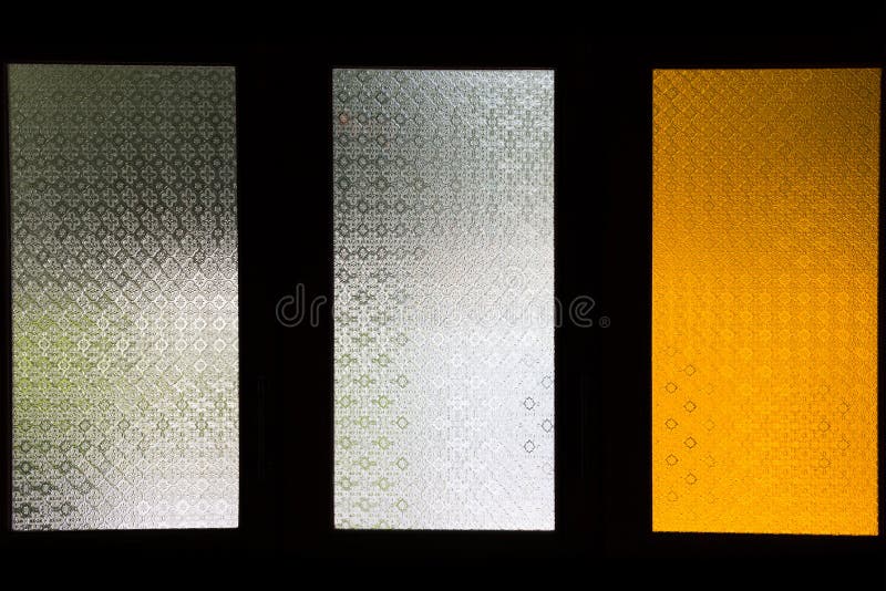 Glass Traditional Thai Style Texture Decorated Stock Image - Image of ...