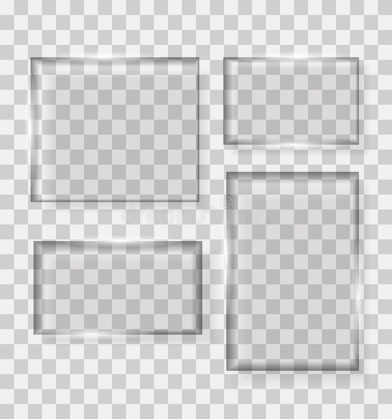 Glass Transparency Frame Vector Illustration Stock Vector ...