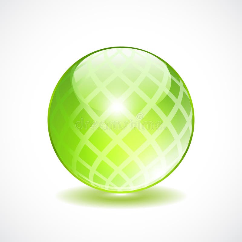Glass vector orb icon stock vector. Illustration of ball - 128510202