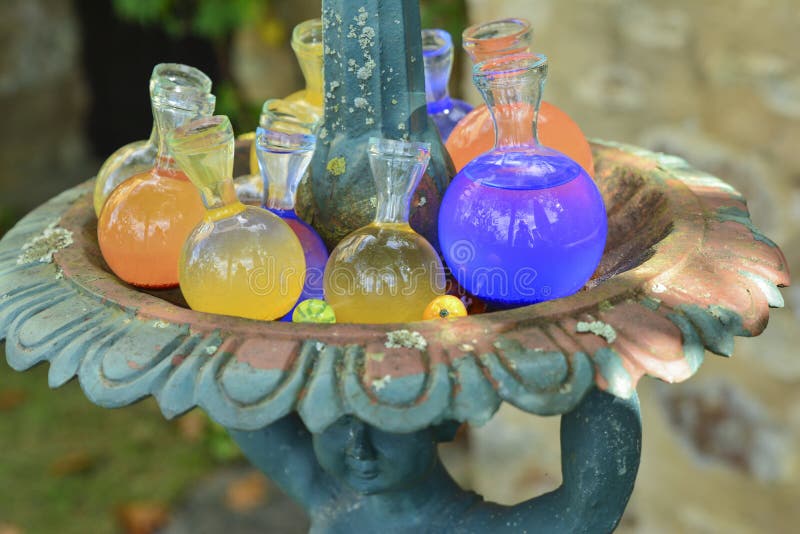 Glass Tubes with Multi-colored Liquid Stock Photo - Image of liquid ...