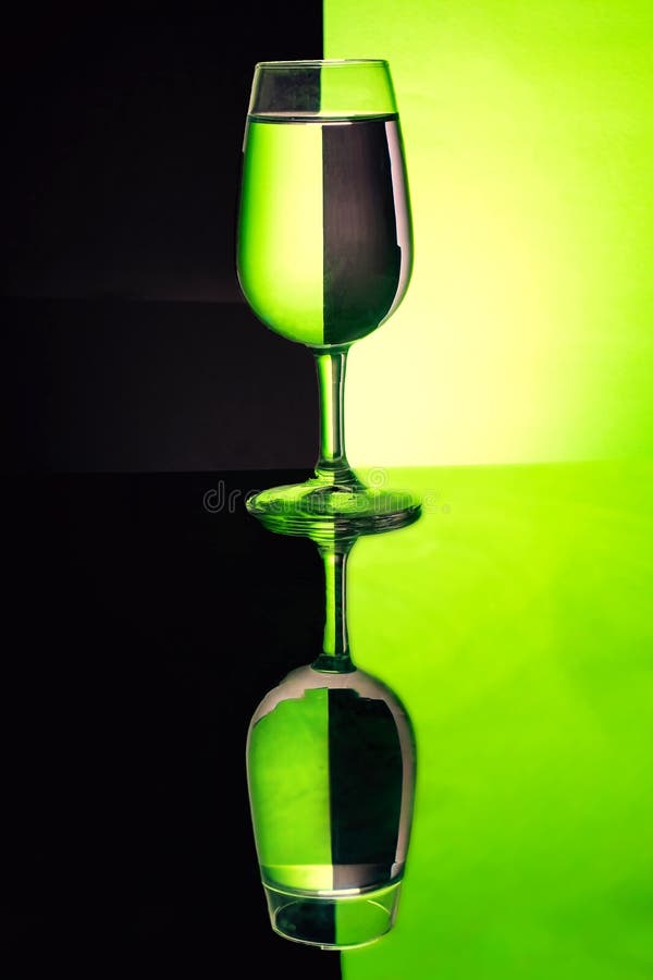A Glass, Two Colours ,distortion and Refraction of Light with ...