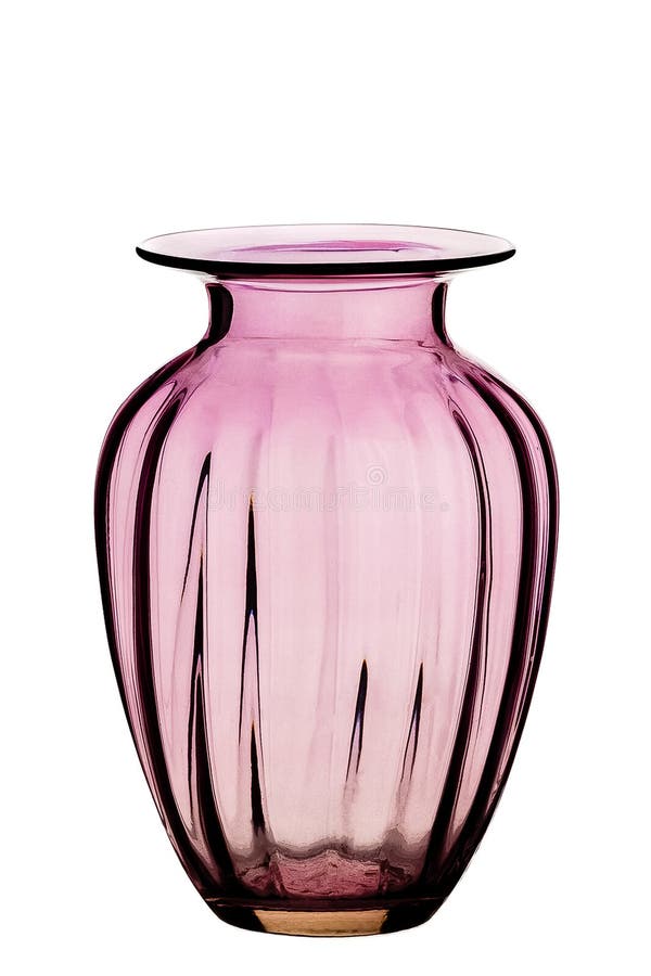 Glass Vase, White Background Stock Image - Image of background ...