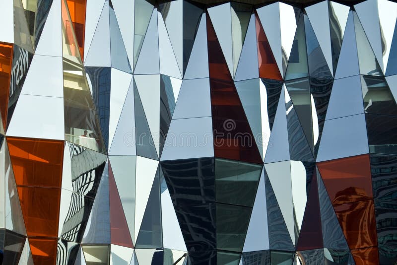 Glass wall abstract stock image. Image of rhombus, abstract - 7427095