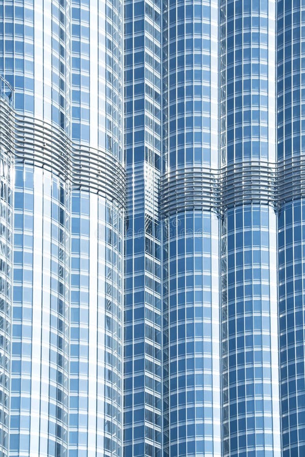 Glass Wall of Dubai Skyscraper Stock Image - Image of clear, city: 38109961