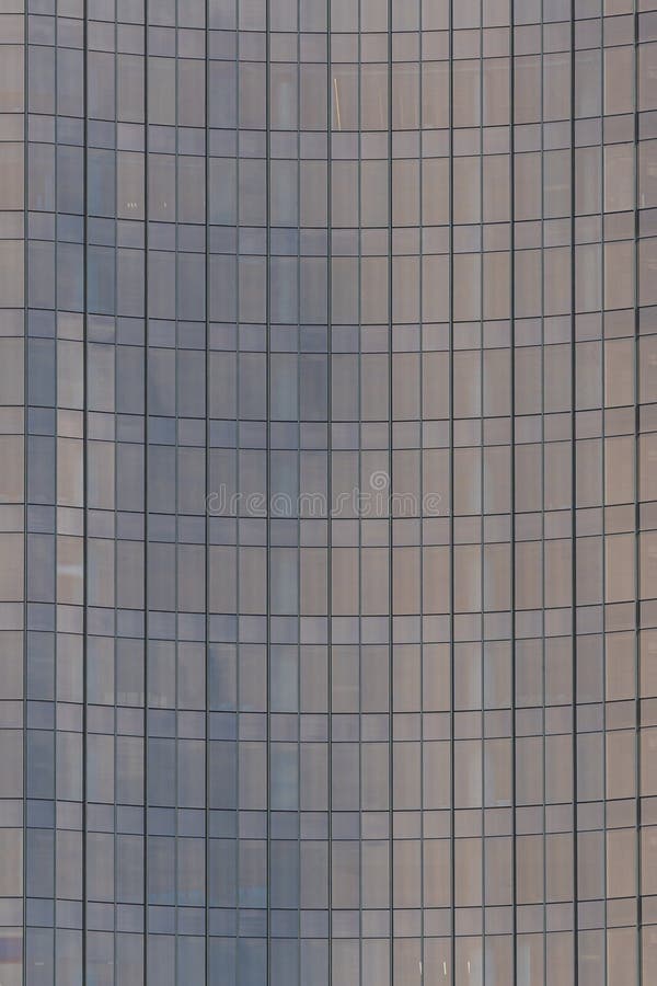 Glass Wall of Modern City High-rise Building Stock Image - Image of ...