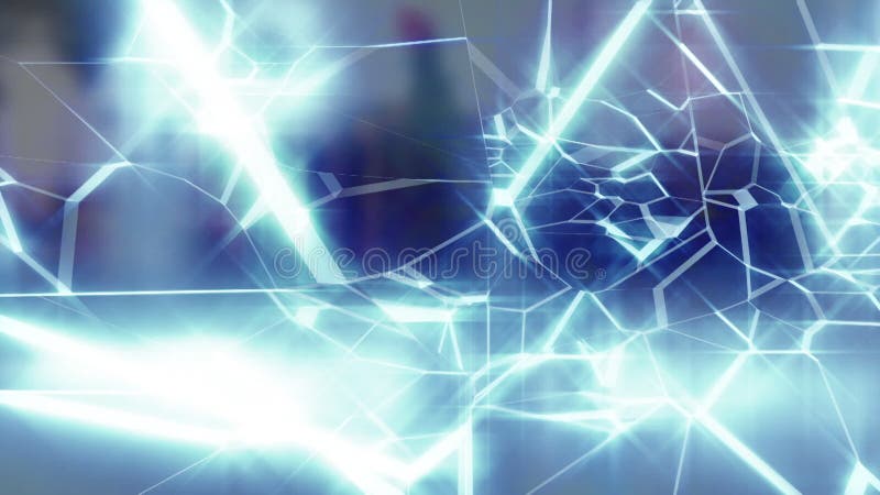 Glass Wall Shatter Loop Animation Stock Footage - Video of collision ...