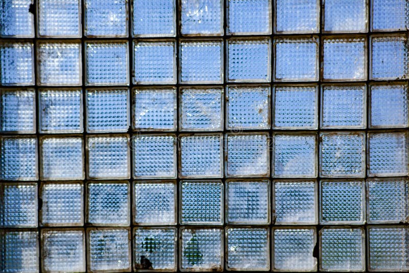 Glass Wall with Windows in Retro Style, Background of those Times Stock ...