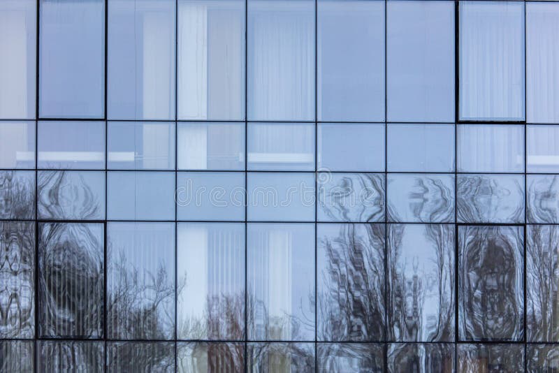 Glass Walls of the Building As a Background. Stock Image - Image of ...
