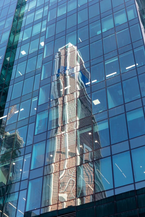 Glass Walls of a Skyscraper As a Background. Stock Photo - Image of ...