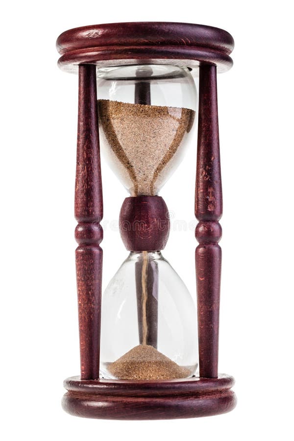 Time is Money. Antique Hourglass. Stock Image - Image of time, hour ...