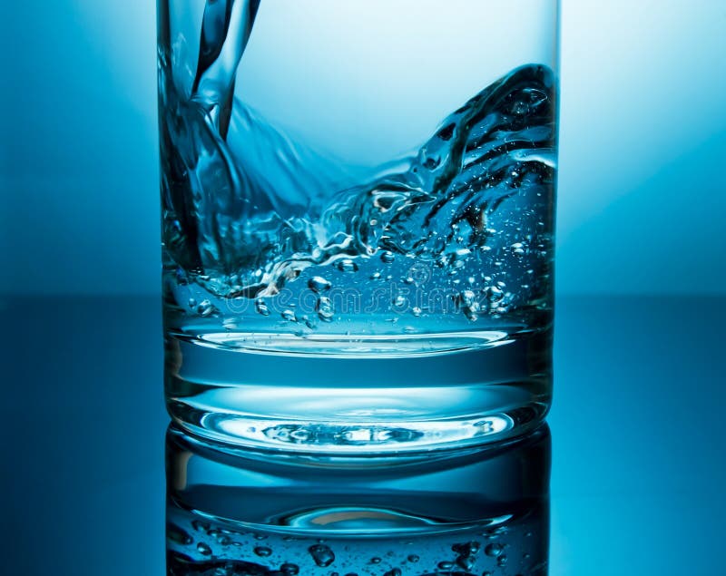 Glass with water stock photo. Image of bubble, drink - 27627222