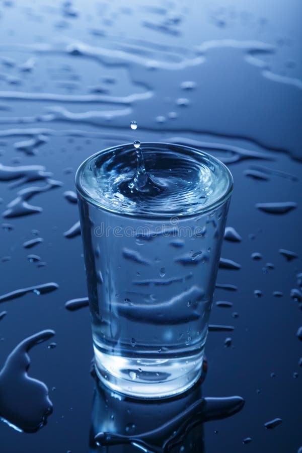 Glass of water stock image. Image of water, glass, thirsty - 28333455