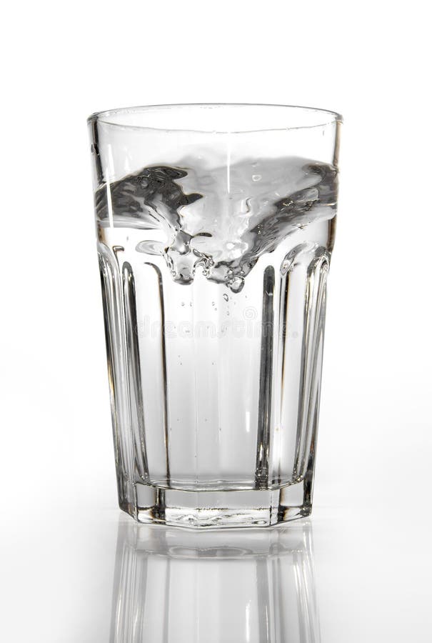 Full glass of water stock photo. Image of bright, purified - 10397350