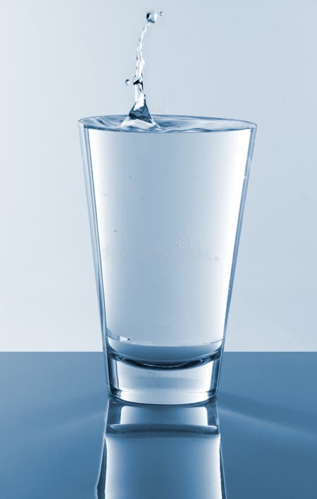 Glass of water stock photo. Image of conceptual, splashing - 9347534