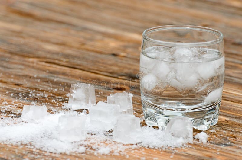 Glass of water with ice stock photo. Image of cocktail - 66390802