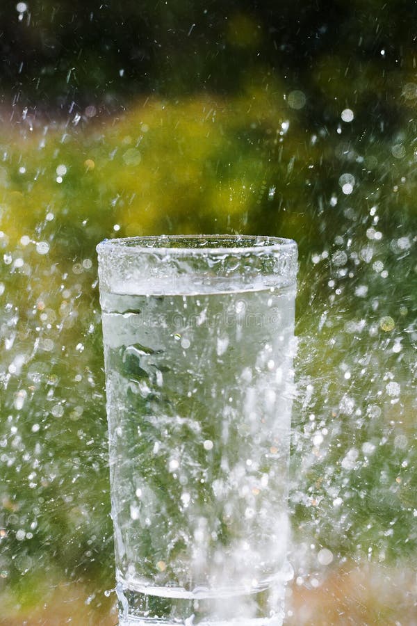 Glass of water. stock image. Image of health, purity - 32293877