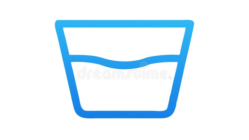 Glass of Water Outline Icon, Beverage Hydration Outline Symbol, Vector ...