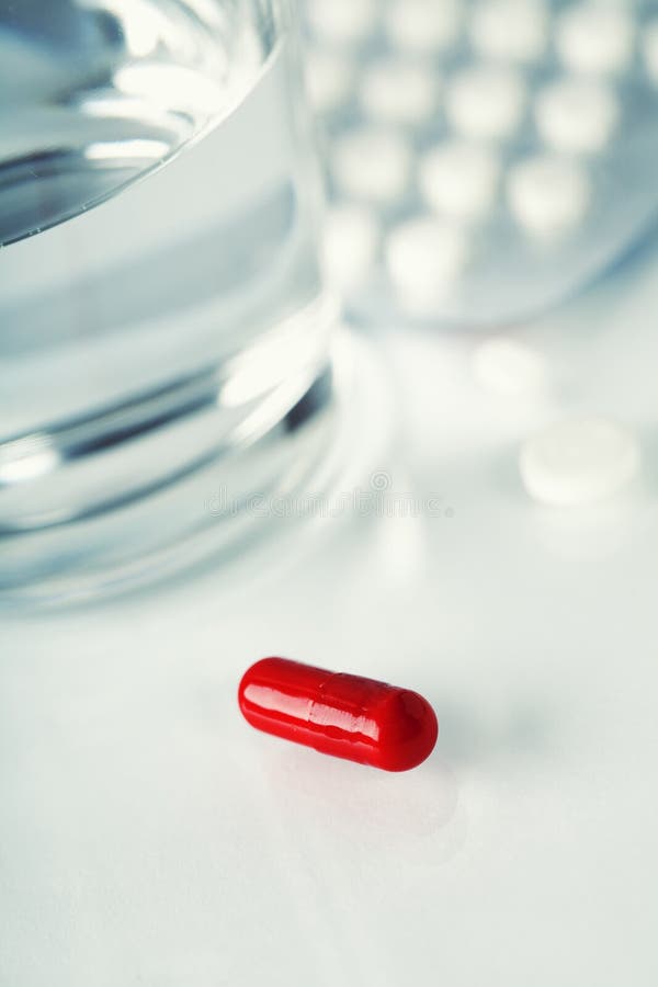 Glass of water stock image. Image of tablets, ripple, water - 1520617