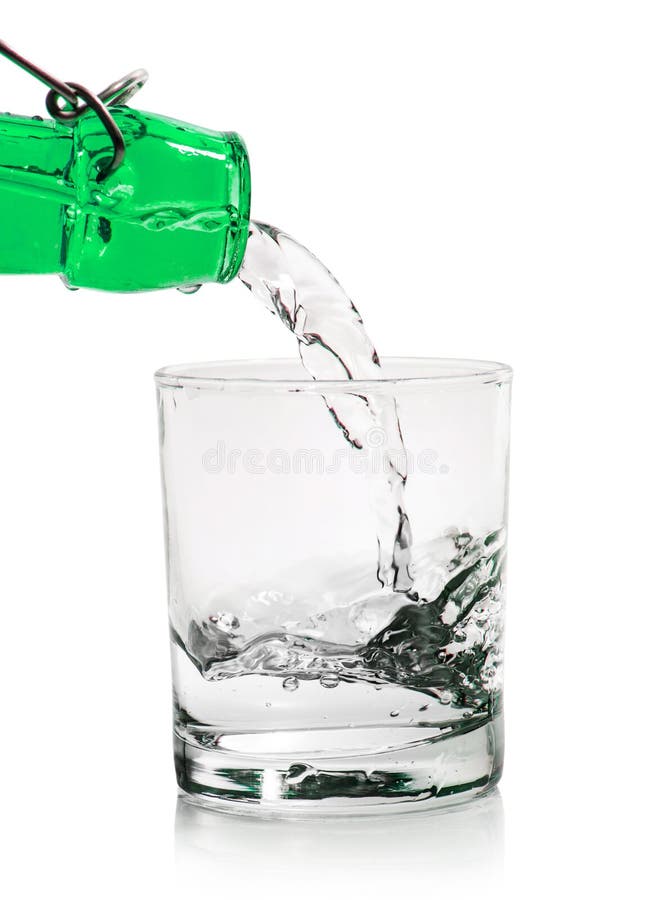 Water in glass stock image. Image of clean, healthy, fountain - 24883679