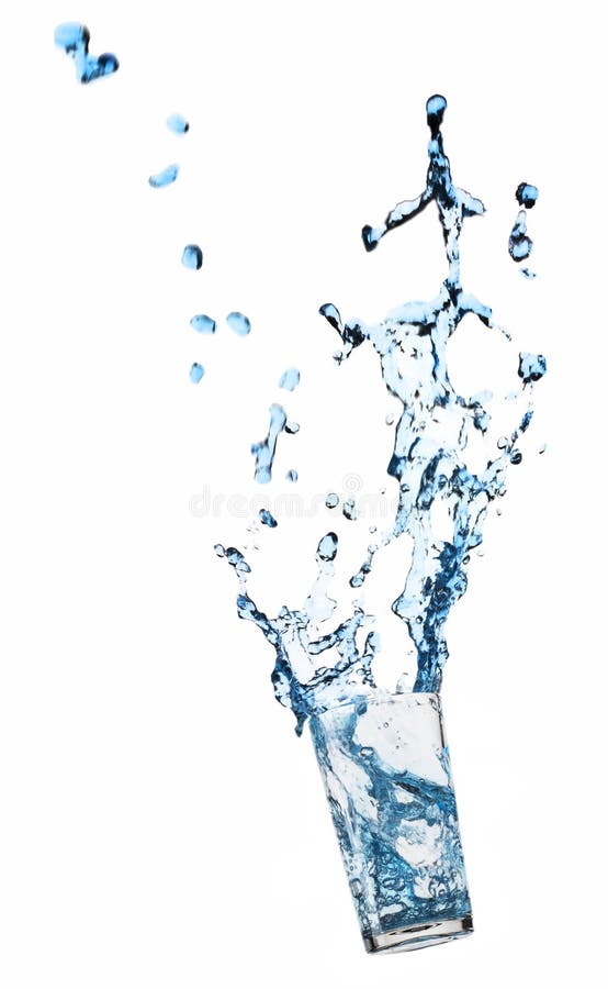 Glass with water splash stock image. Image of refreshment - 36960301