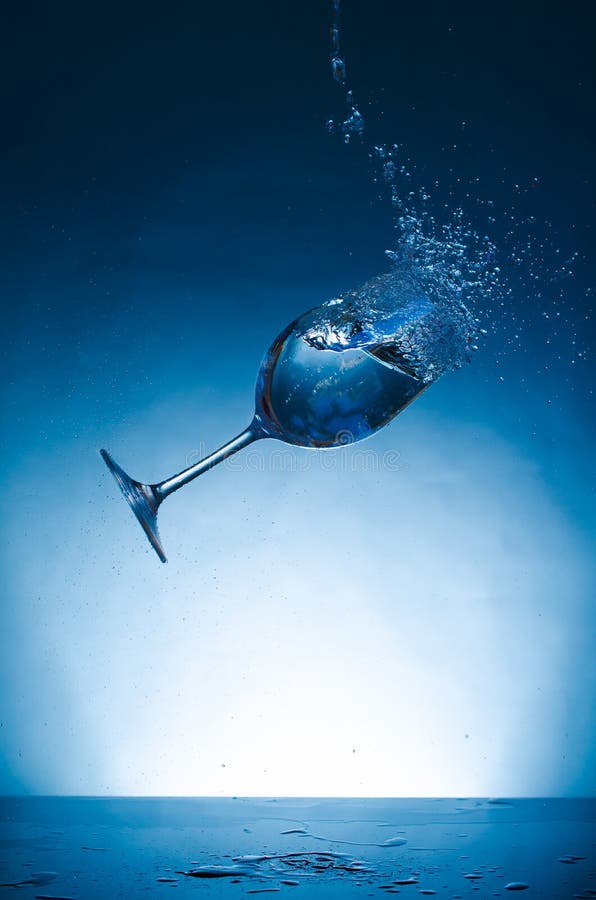 Glass and water splash stock photo. Image of black, bubble - 52199036