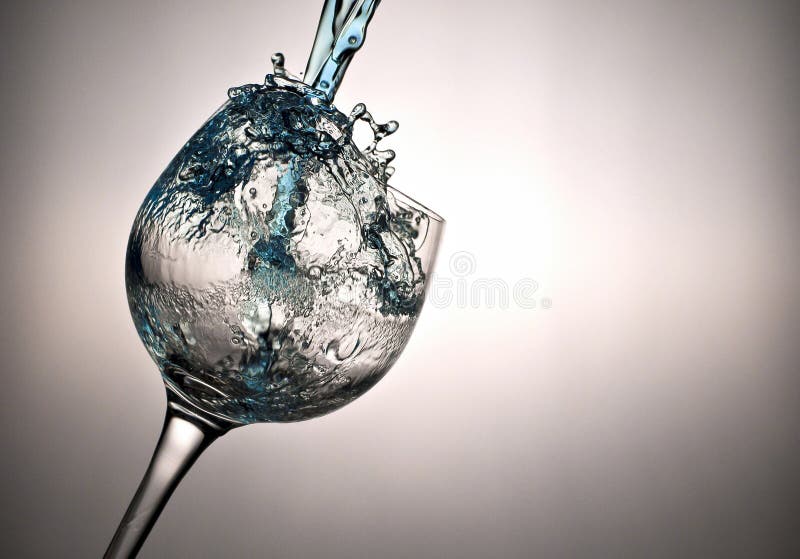Glass water splash stock photo. Image of still, crystal - 32478922