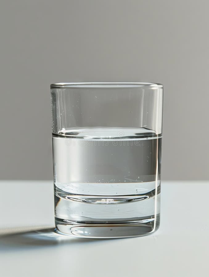 A Glass of Water on a Table Stock Image - Image of clear, indoor: 313544511