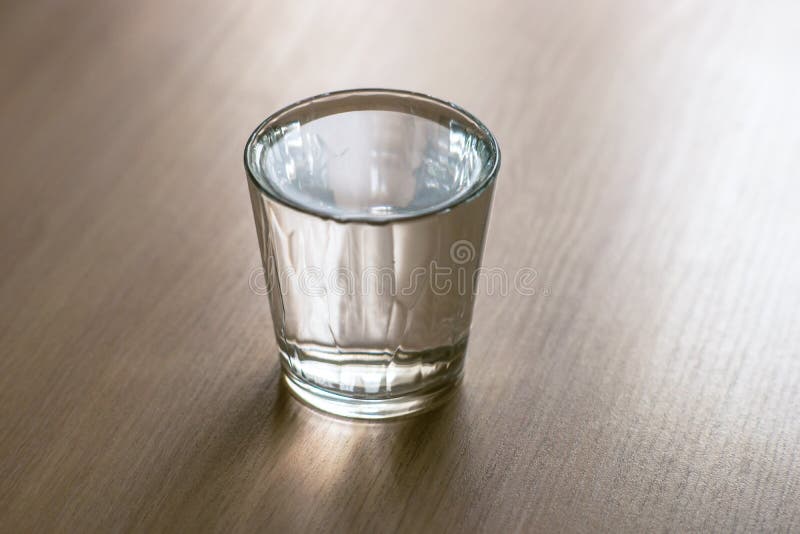 A Glass of Water on the Table Stock Image - Image of clean, drink ...