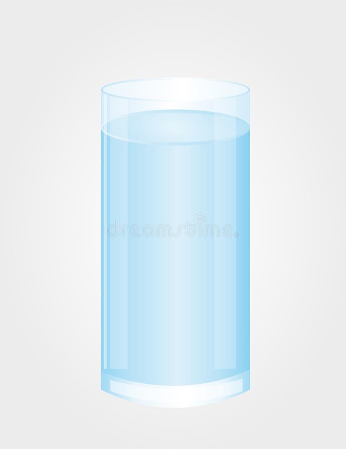 Glass of water stock vector. Illustration of icon, glass - 133961320