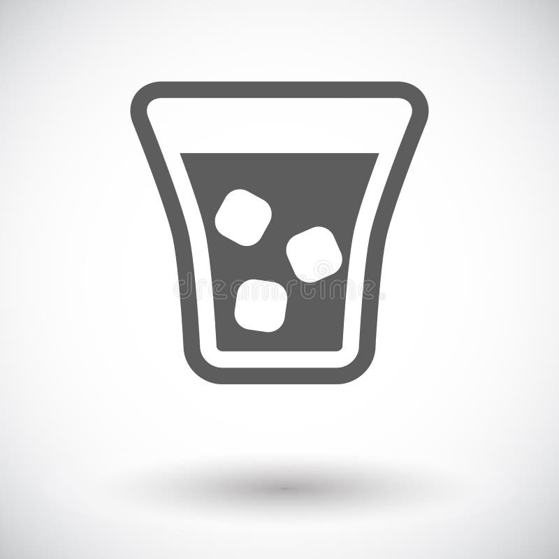 Glass whit ice stock vector. Illustration of drop, glass - 90676976