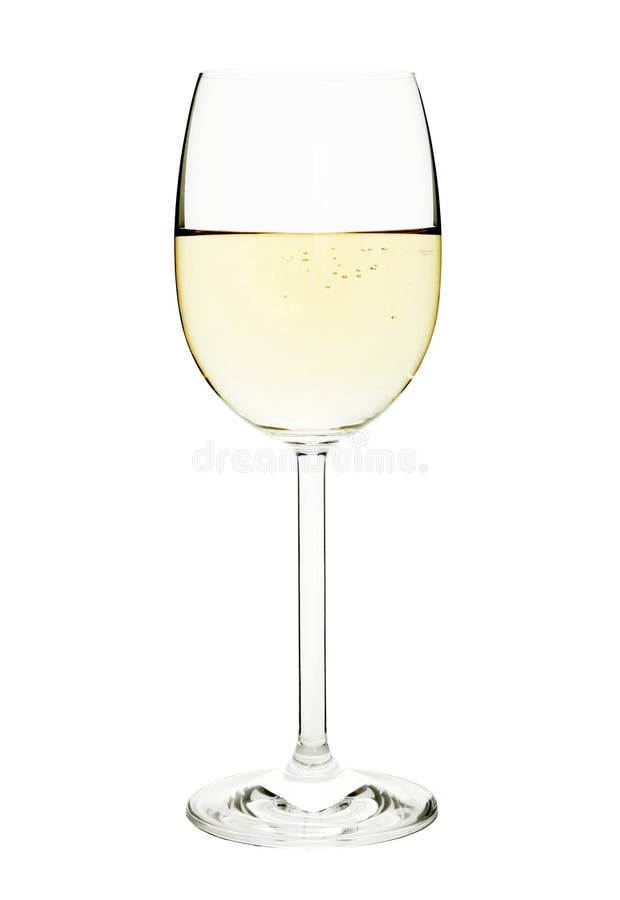 Glass of white wine stock image. Image of gourmet, lifestyles - 4223343