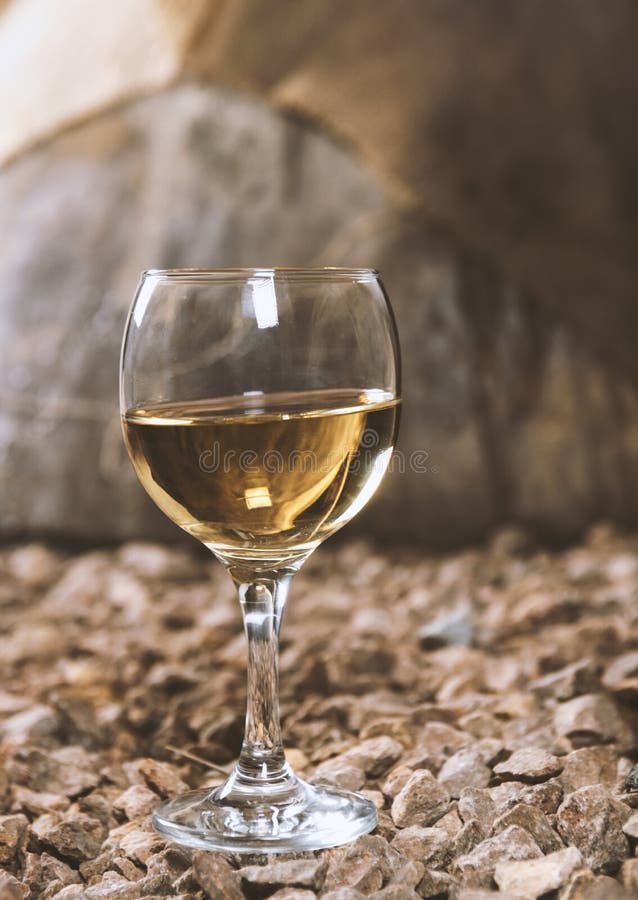 Glass of white wine . stock image. Image of splash, motion - 254551465