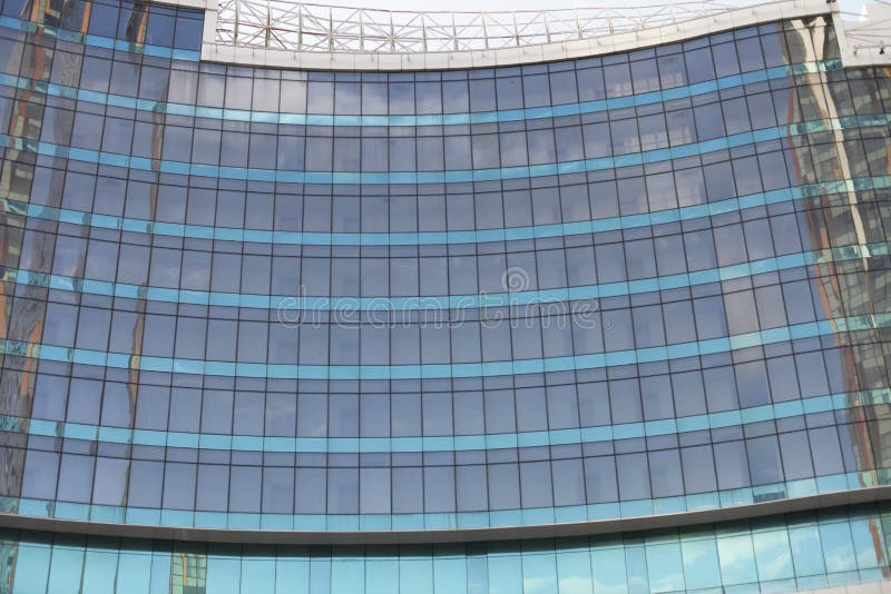Glass Window Architecture Build Background Stock Image - Image of city ...