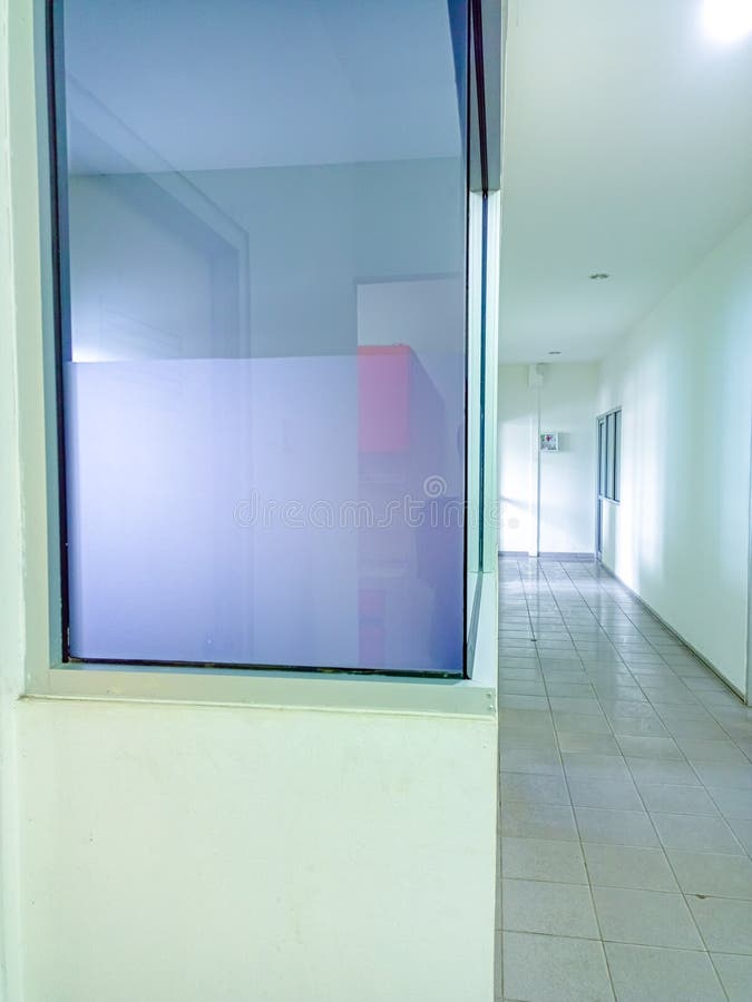 Hallway With Glass Window Picture. Image: 83058992