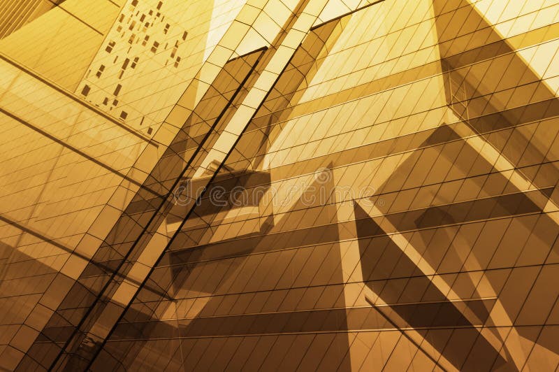 Glass Window Surface of Modern Building Stock Image - Image of ...