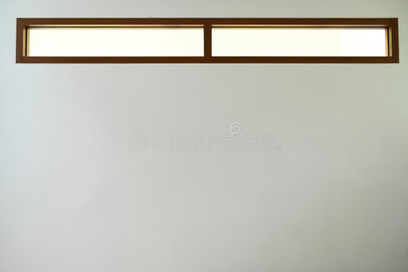 Close Up Glass Window on White Wall in the House Stock Photo - Image of ...