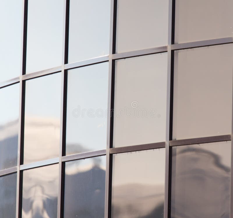 Glass Windows of the Building As a Backdrop Stock Image - Image of ...
