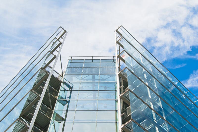 Glass Windows Centre Business Stock Photo - Image of blue, downtown ...