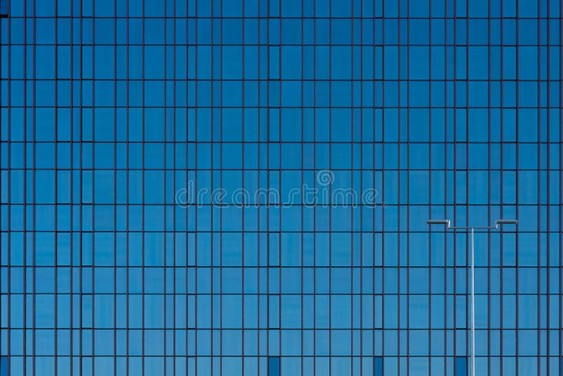 Glass Windows Facade Modern Office Building Flat Background Stock Photo ...