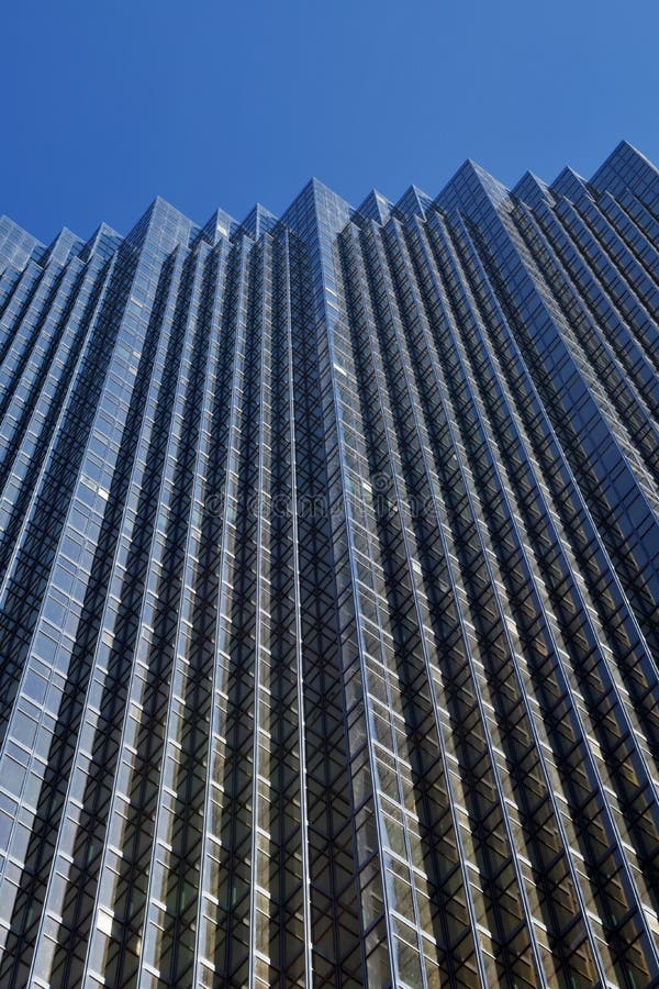 Glass Windows Making Pattern, Modern Skyscraper, Toronto, Ontario ...