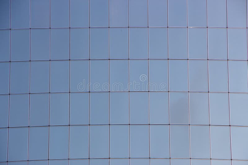 Glass Windows of Skyscrapers, Texture. Matte Surface Not Reflecting the ...