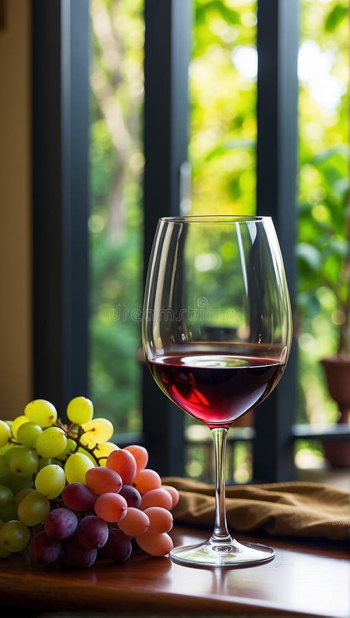 Elegance at the Table with Sophistication of Fine Wines Stock ...