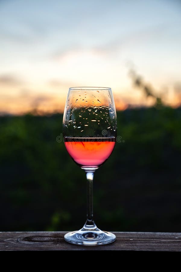 Sunset Over the Dniester River. Bakota Bay in the Autumn Evening Stock ...