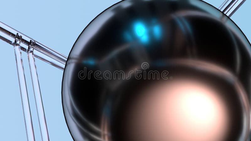 Glass Wire and Sphere Beautiful Cool Refraction and Reflection Elegant ...