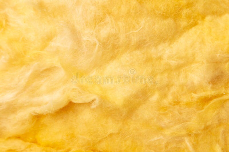 Glass Wool Insulation As a Background. Texture. Stock Image - Image of ...
