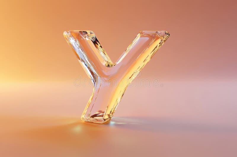 A Glass Y is on a Table with a Small Ball Next To it with Generative AI ...