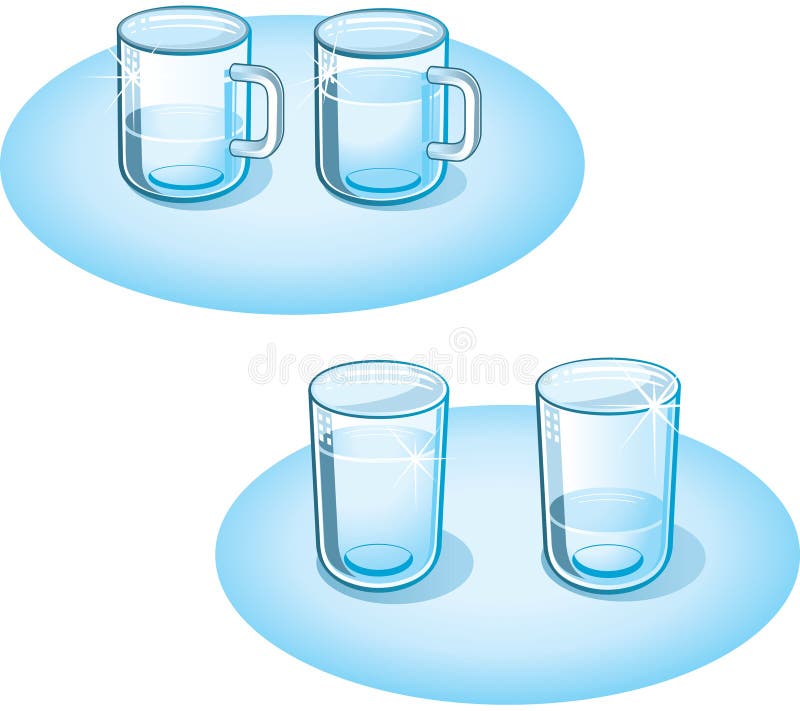 Cup Half Full Empty Stock Illustrations – 408 Cup Half Full Empty Stock ...